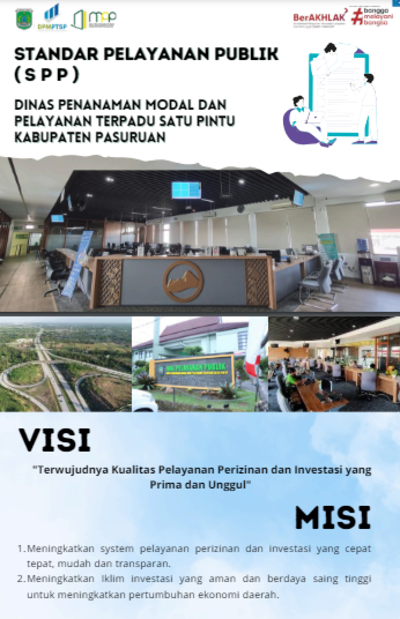 STANDAR PELAYANAN PUBLIK LEAFET - DPMPTSP Kabupaten Pasuruan